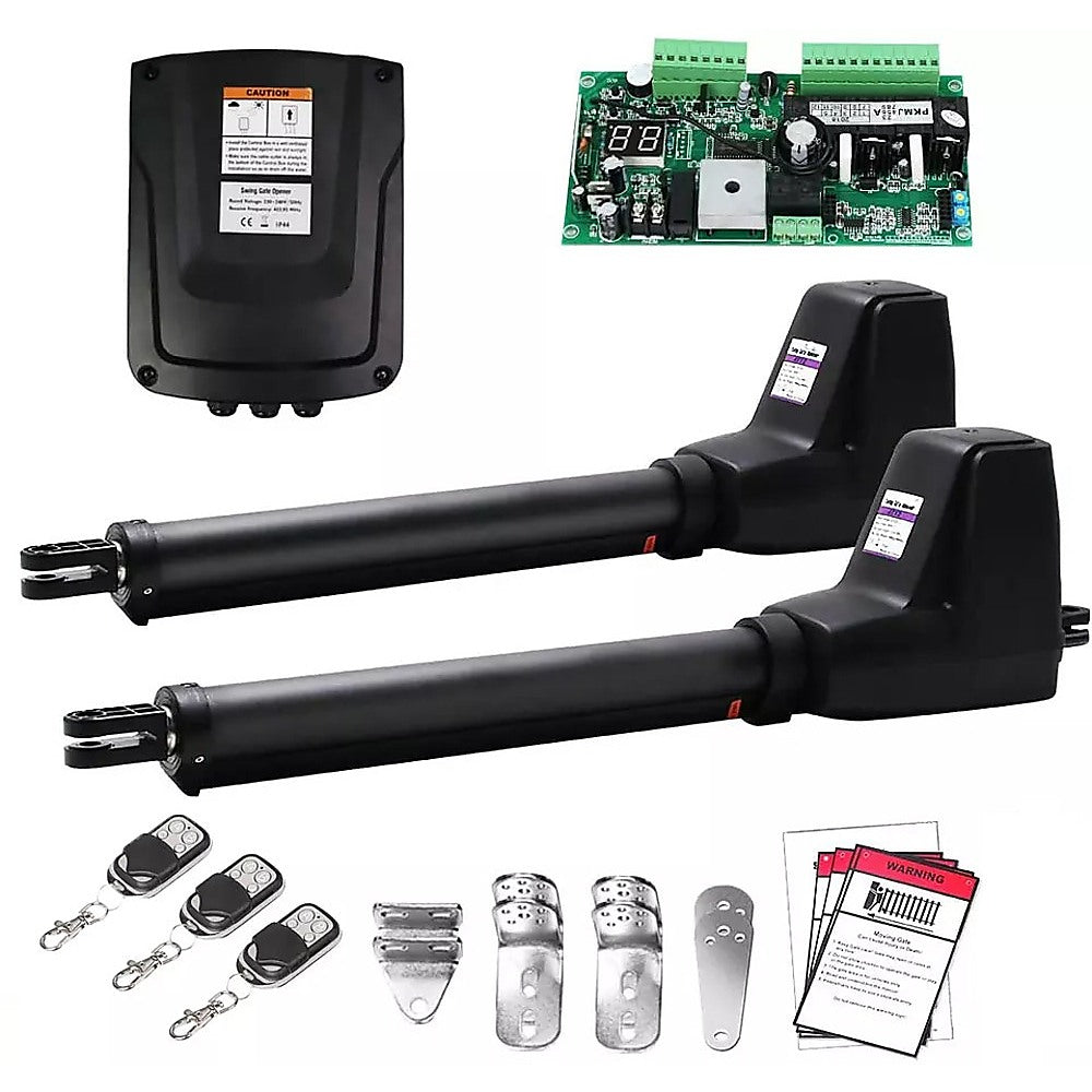 800KG Double Swing Auto Motor Remote Gate Opener Basic Kit – CozyZone